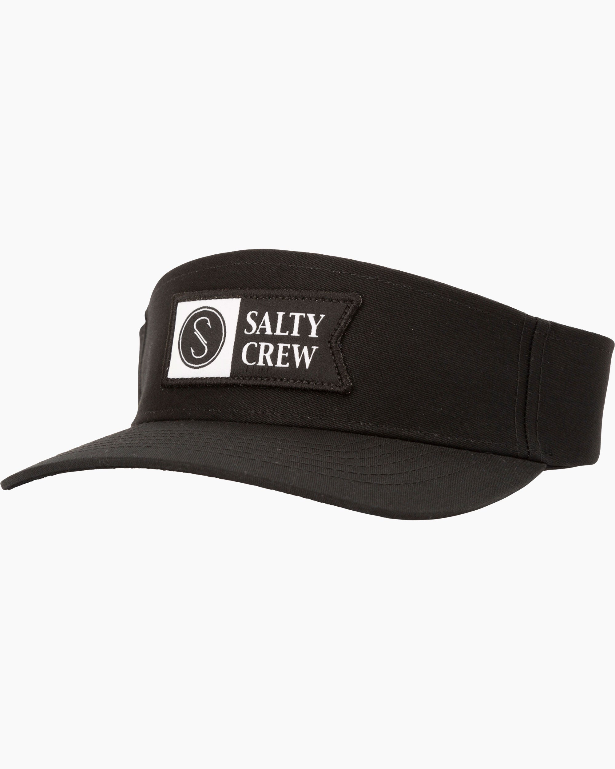 ALPHA FLAG VISOR - Black | Salty Crew Australia