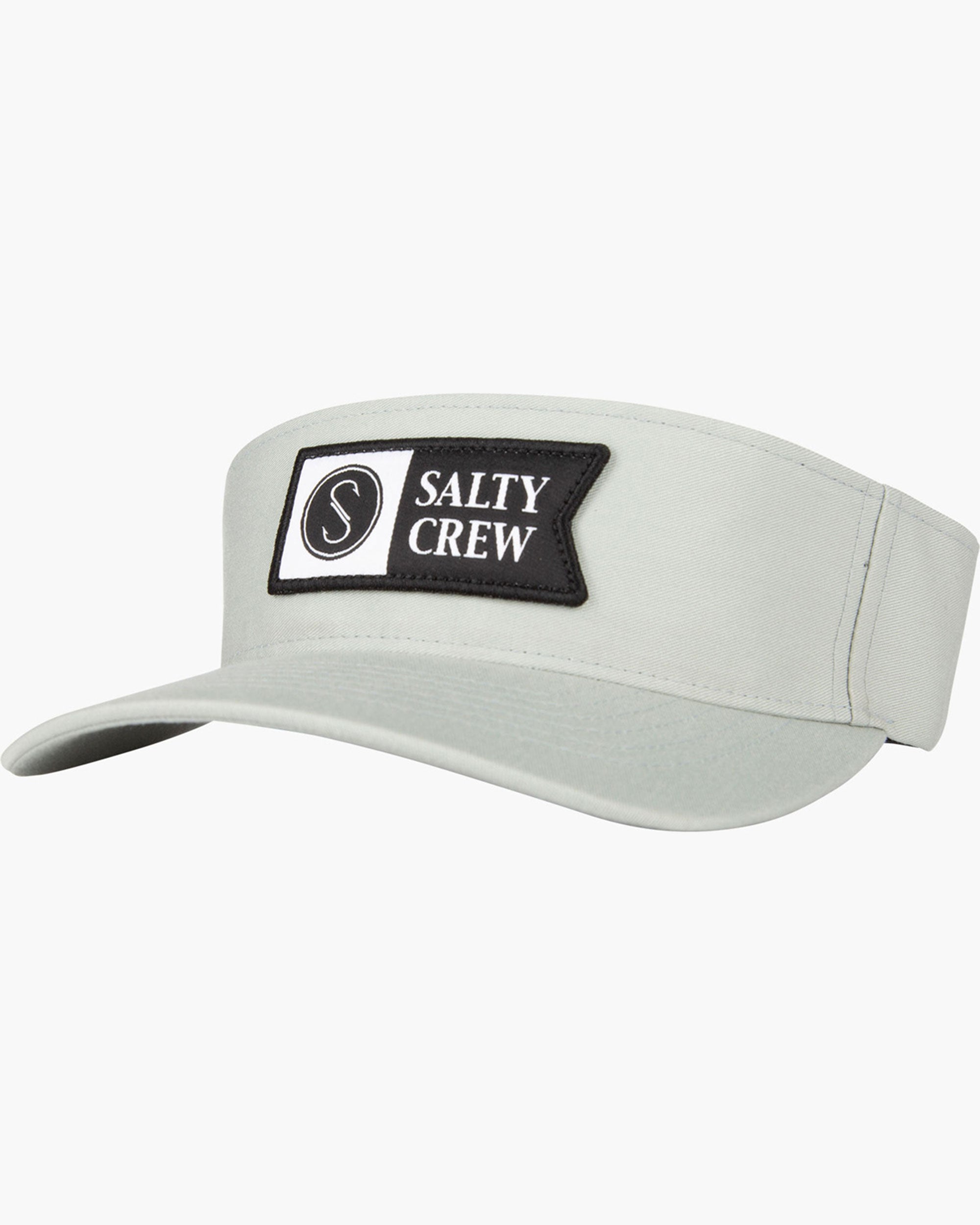 ALPHA FLAG VISOR - Grey | Salty Crew Australia