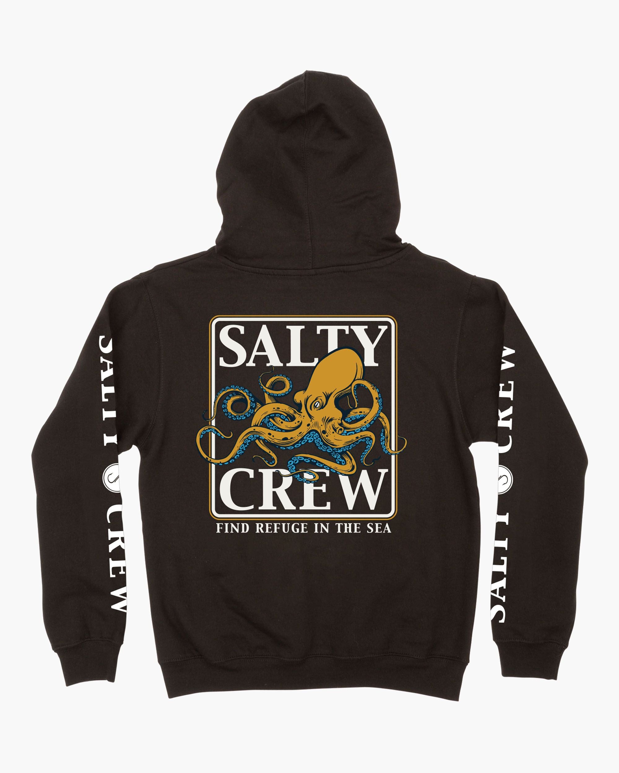 INK SLINGER BOYS FLEECE - Black | Salty Crew Australia