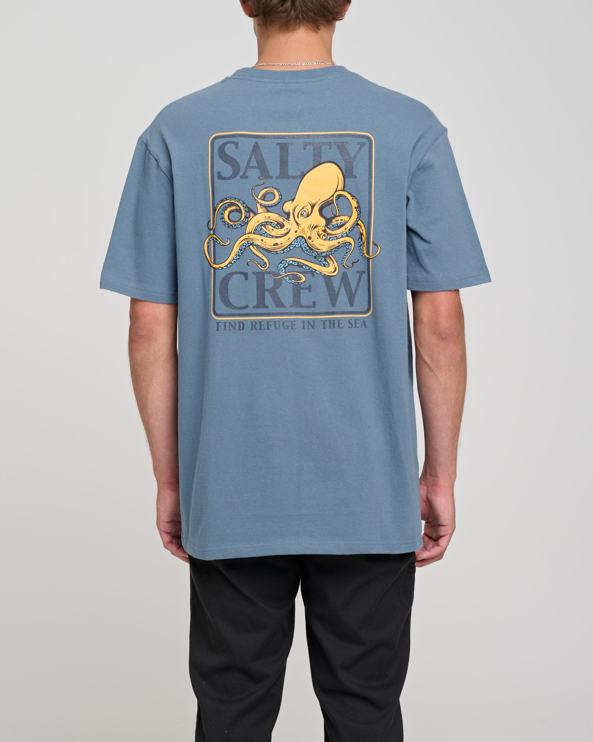 Ink Slinger Standard S/S Tee - Dark Slate | Salty Crew Australia