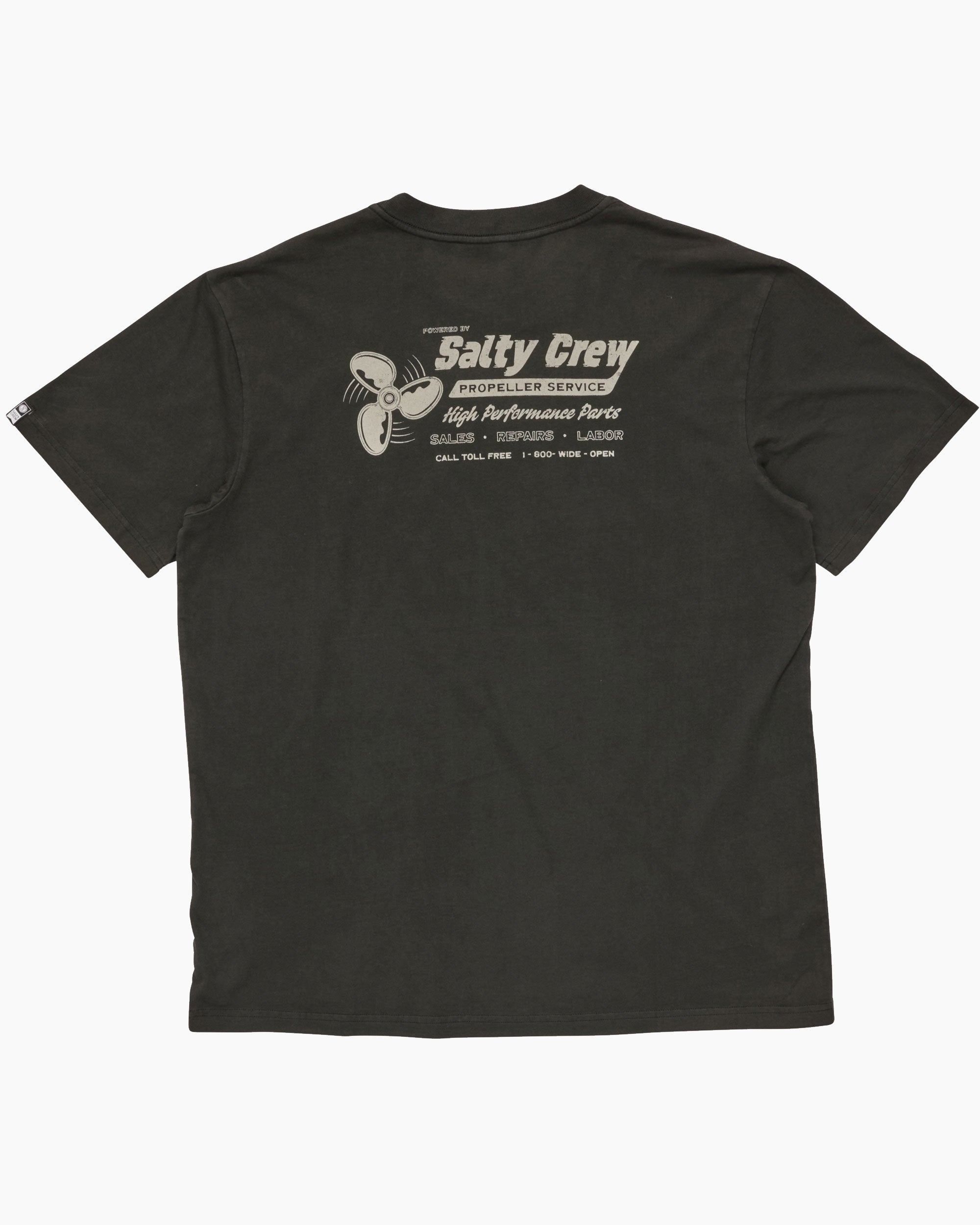 Props Vintage SS Tee - Black | Salty Crew Australia