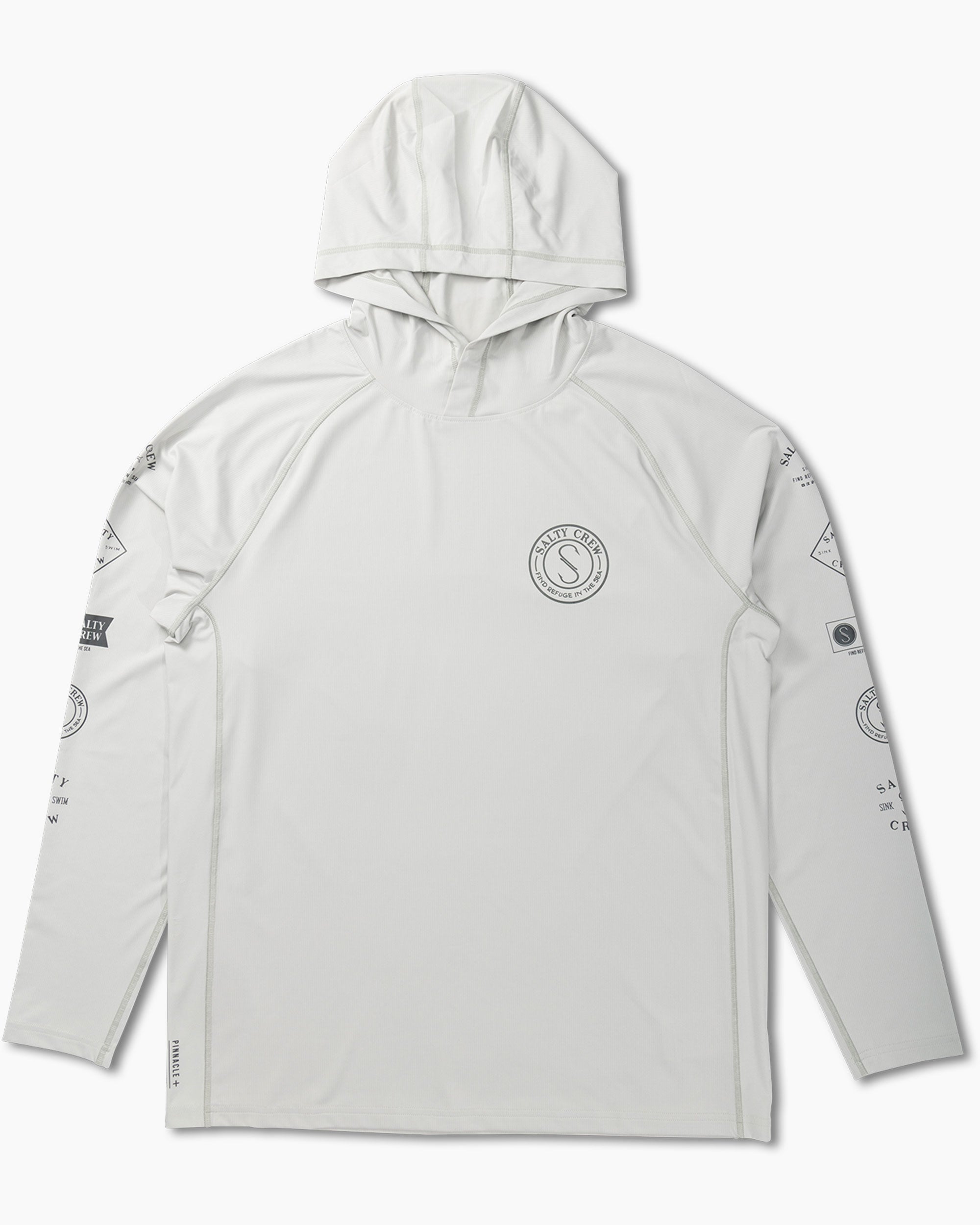 Palomar Perforated Hood - Grey | Salty Crew Australia