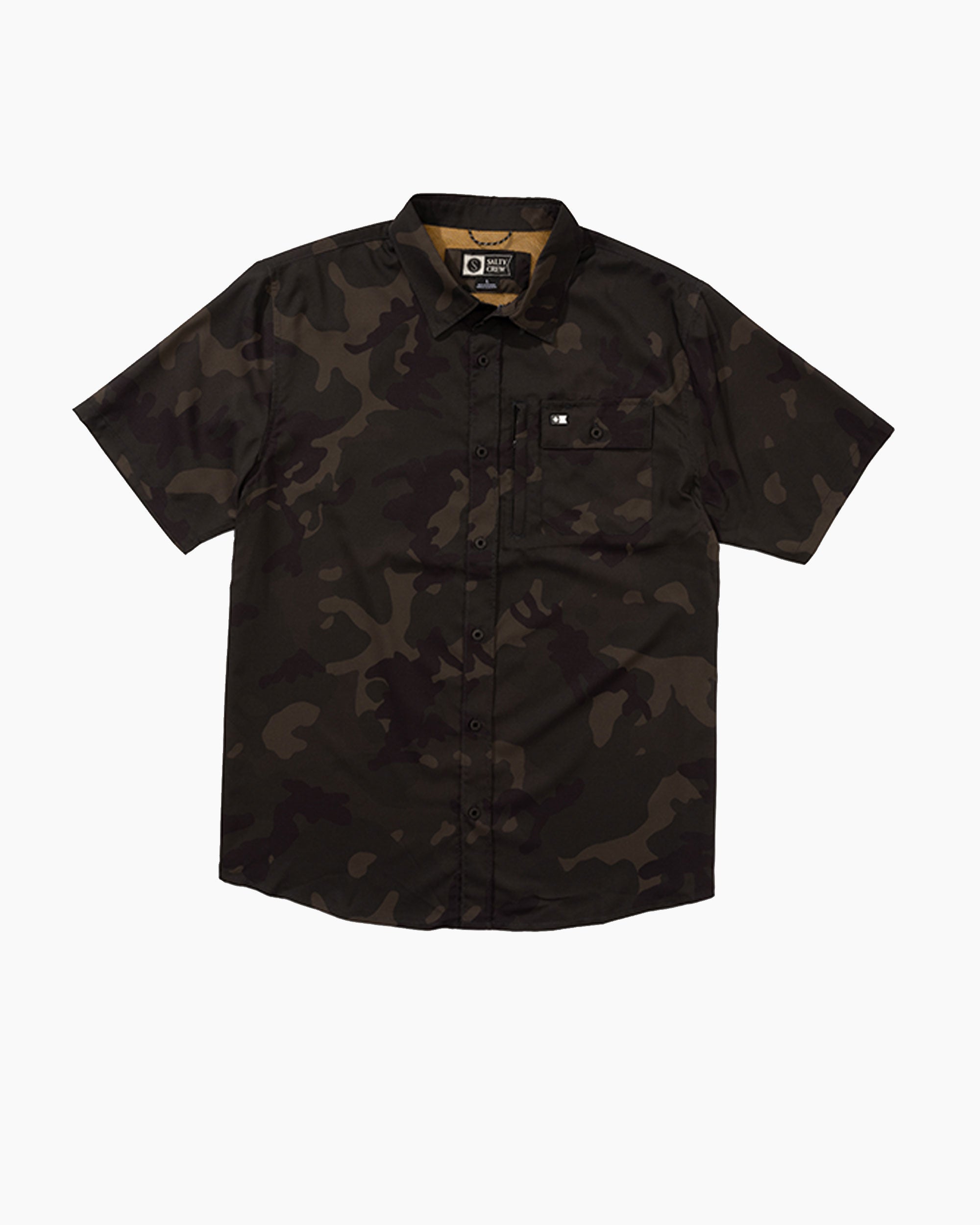 Flagship UV Button Up Shirt - Dark Camo | Salty Crew Australia