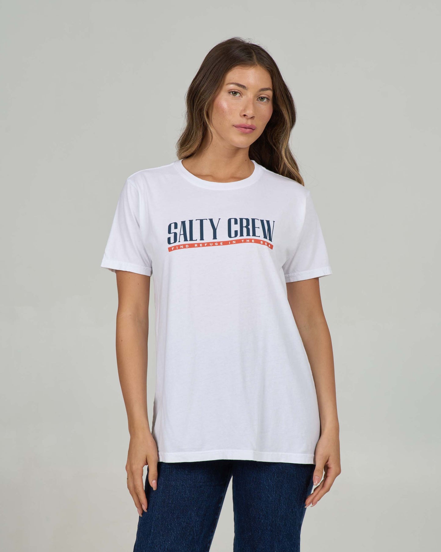 Marlin Paradise Boyfriend Tee - White | Salty Crew Australia