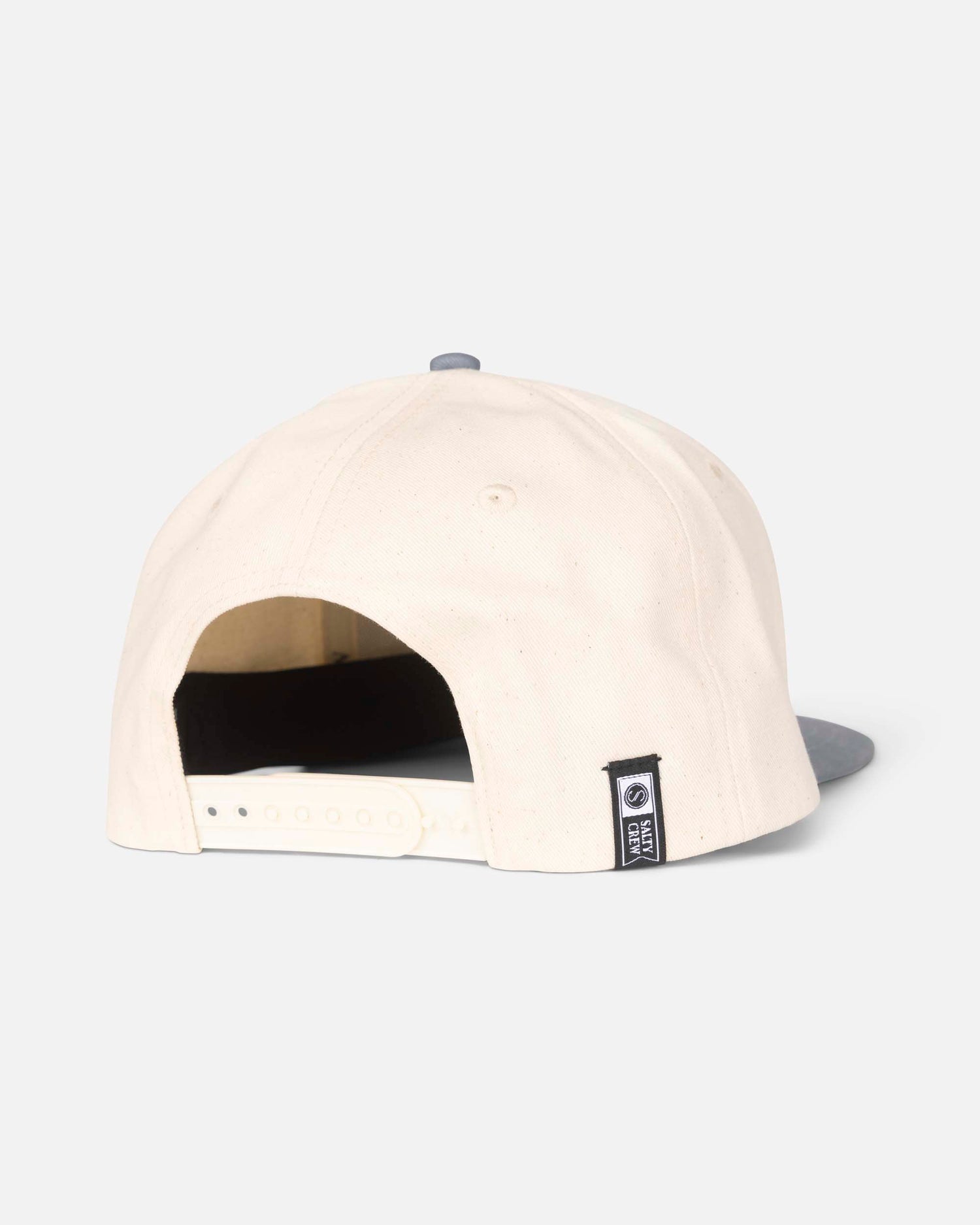 Bruce Boys 6 Panel Cap - Off White/Slate | Salty Crew Australia