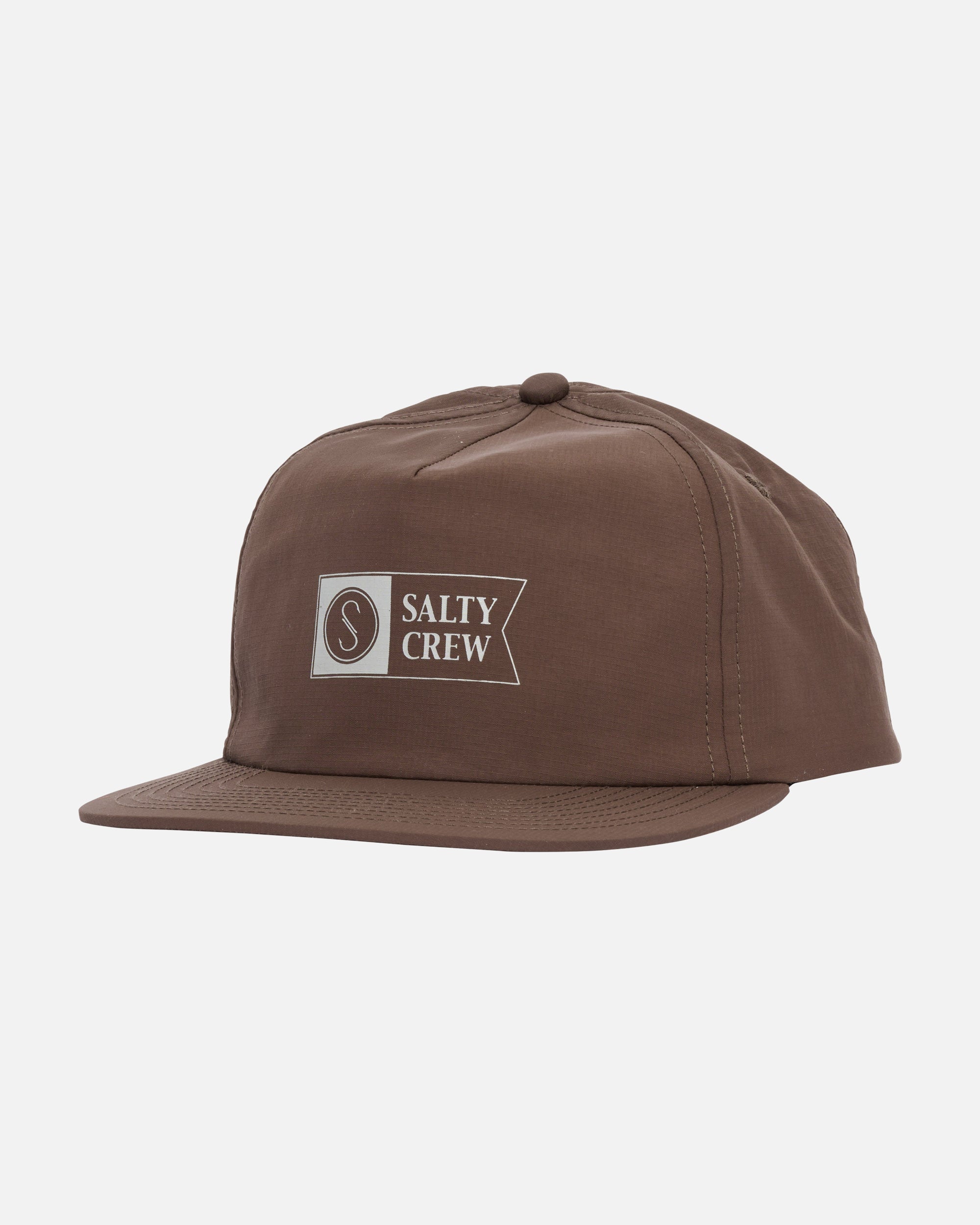 Apex 5 Panel Cap - Friar Brown | Salty Crew Australia