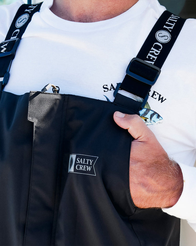 Long Range Bib - Black | Salty Crew Australia