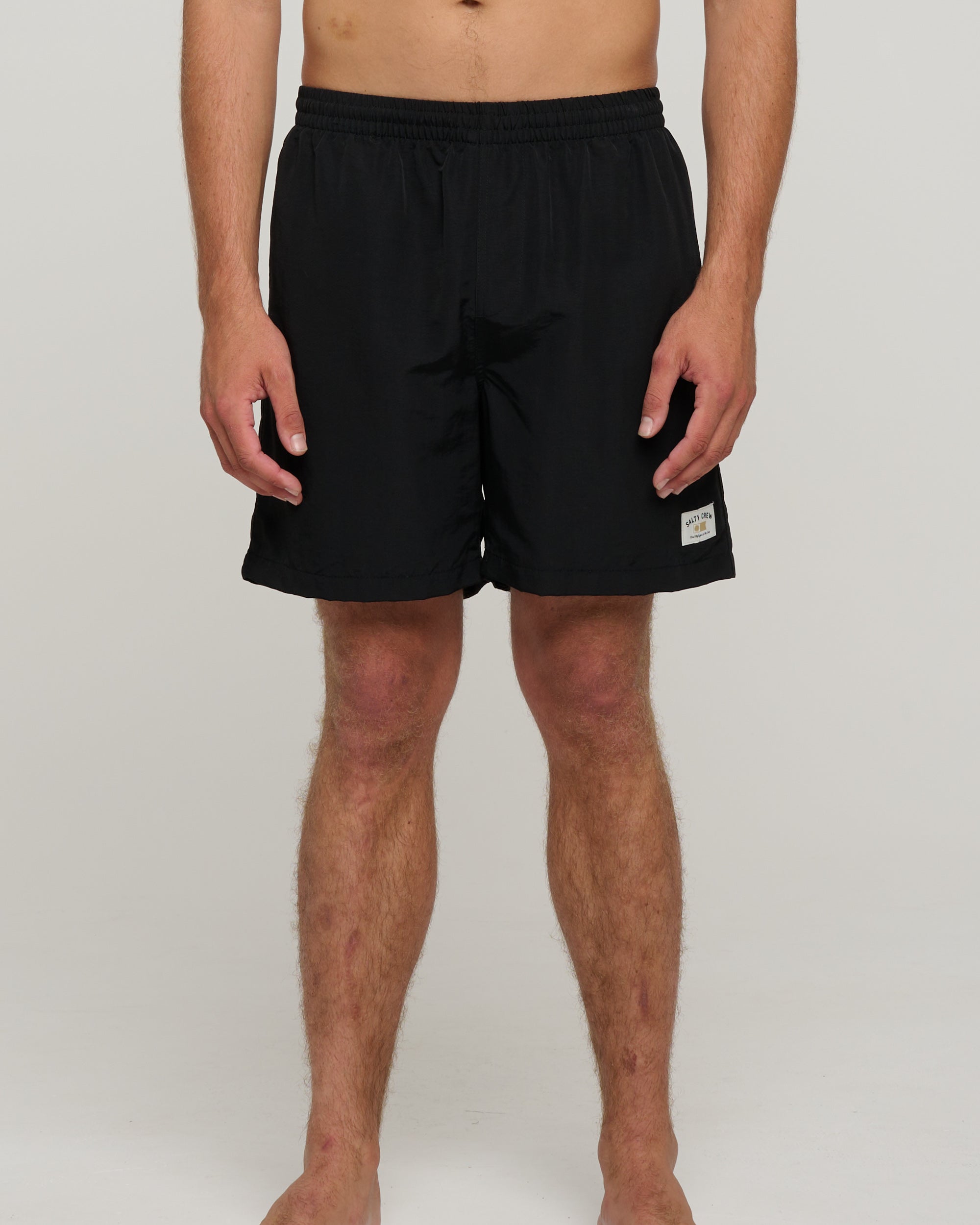 Alpha Flag Watershort - Black | Salty Crew Australia