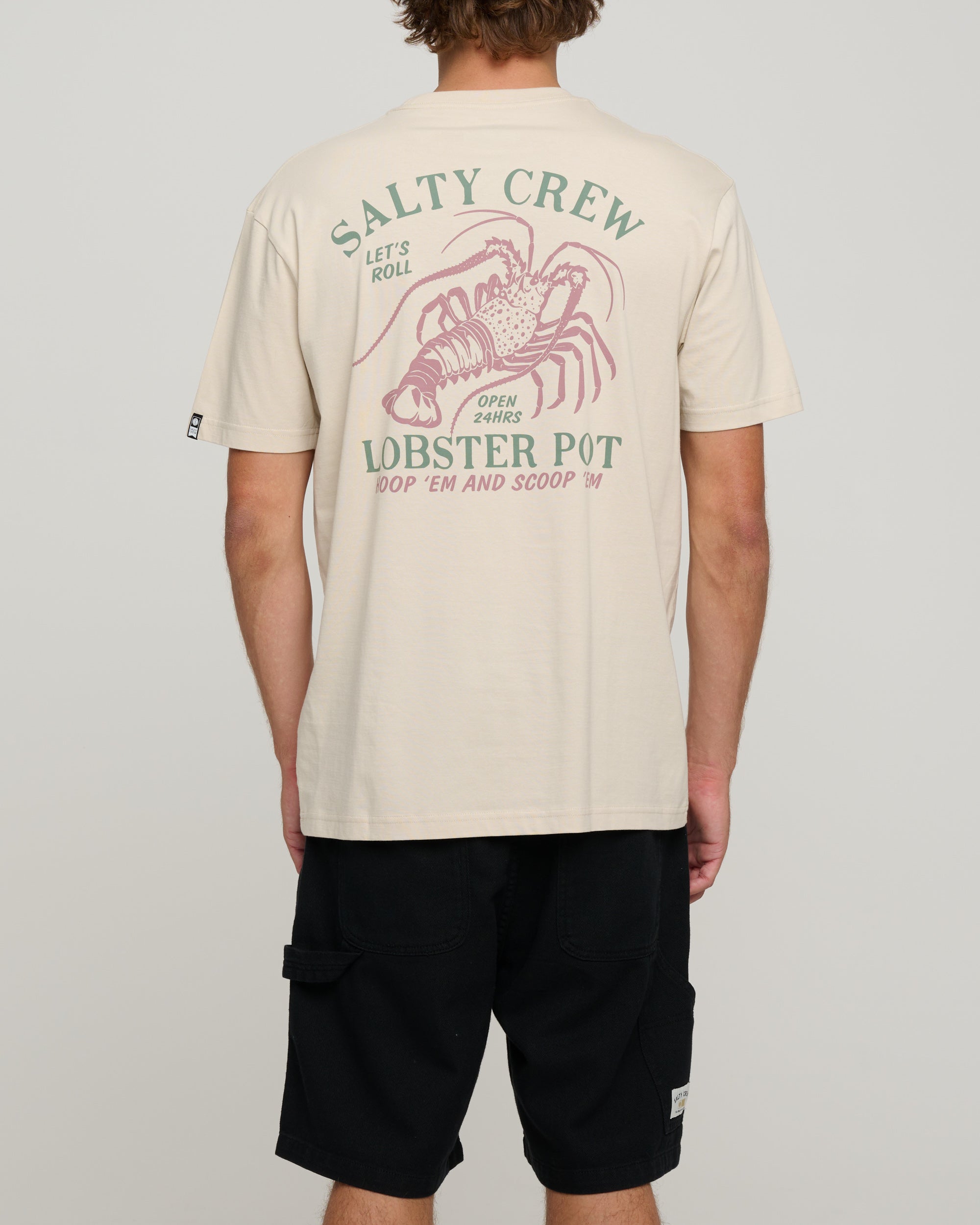 Lobster Pot Premium SS Tee - Sand | Salty Crew Australia