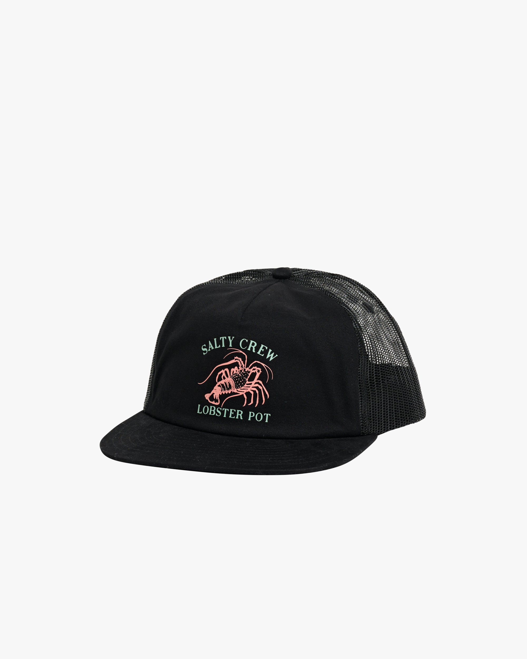 Lobster Pot Trucker Cap - Black | Salty Crew Australia