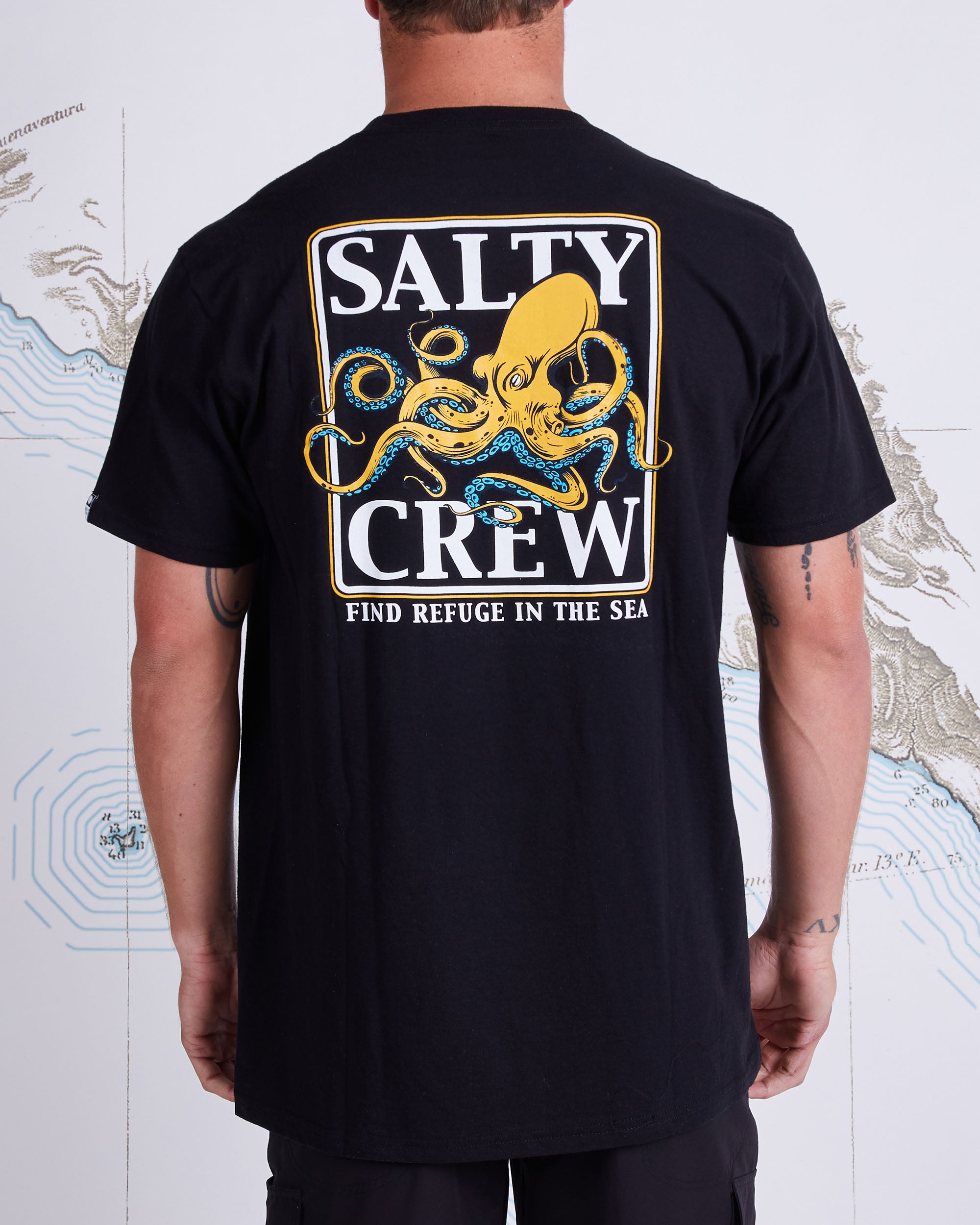 Ink Slinger Standard S/S Tee - Black | Salty Crew Australia