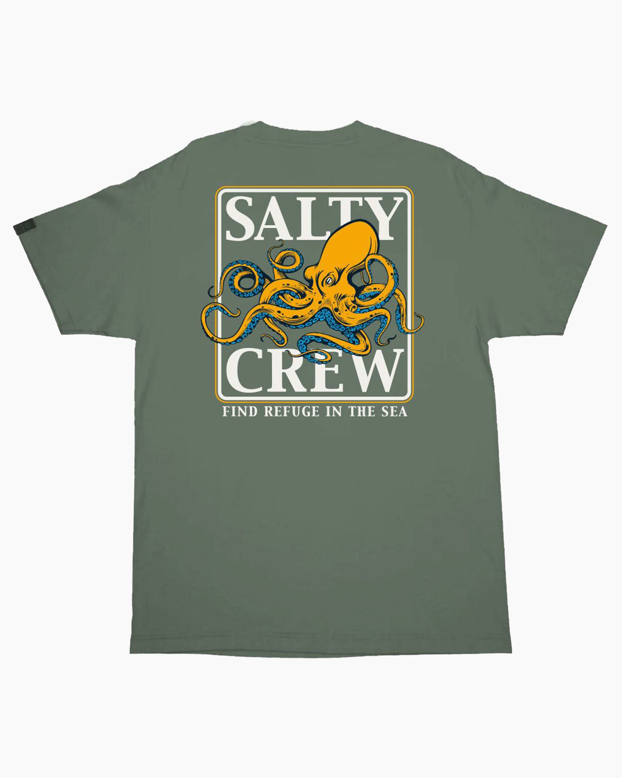 INK SLINGER STANDARD S/S TEE - Moss | Salty Crew Australia