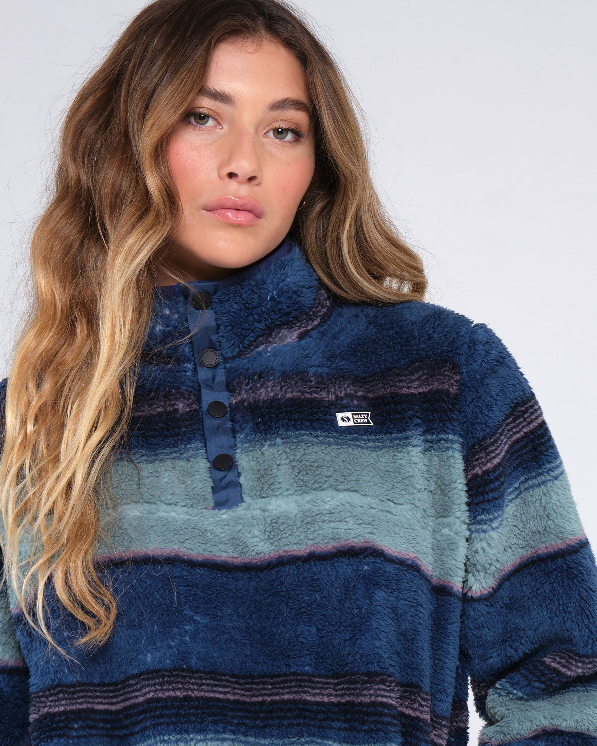 CALM SEAS PULLOVER - Blue Steel | Salty Crew Australia