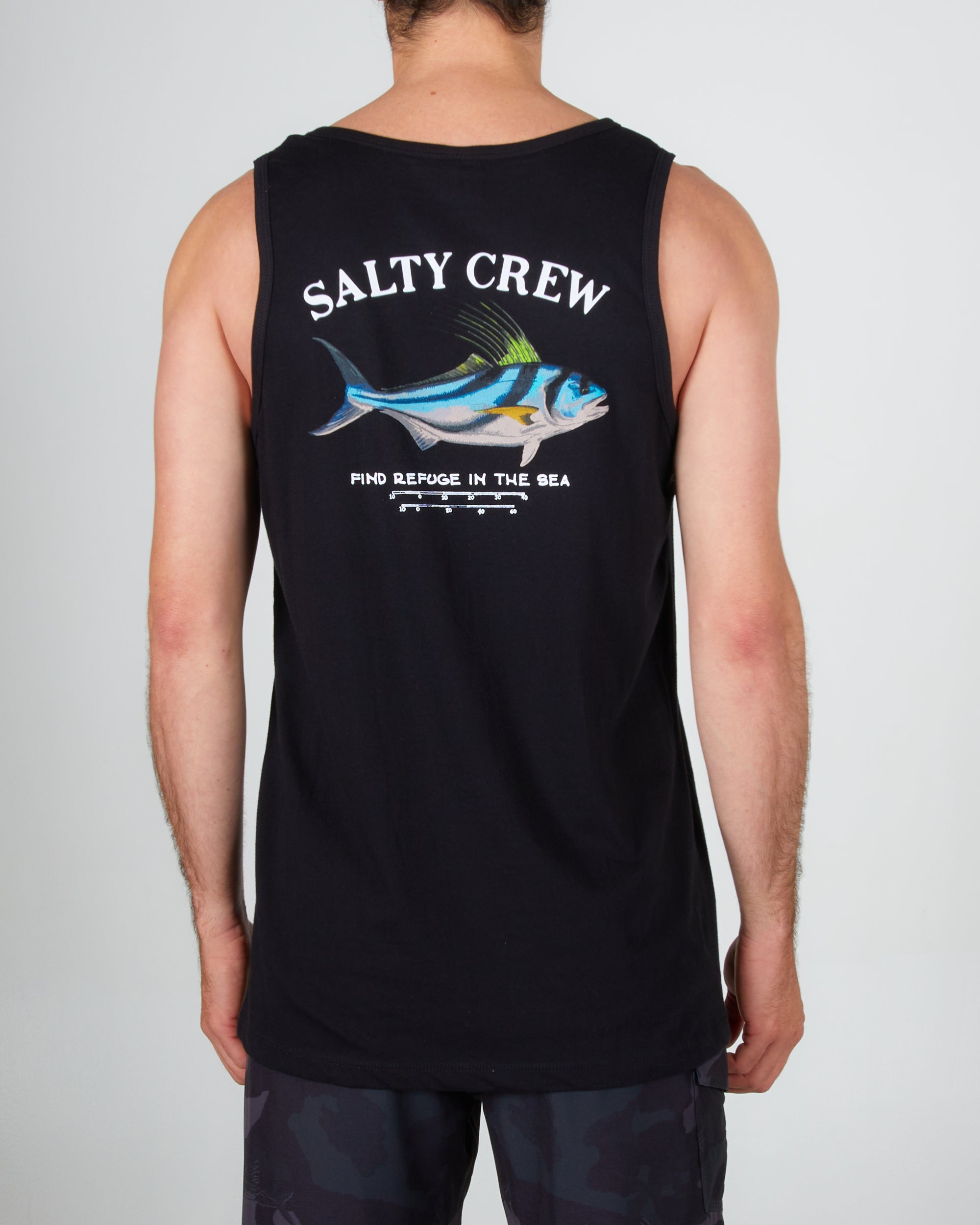 ROOSTER TANK - Black | Salty Crew Australia