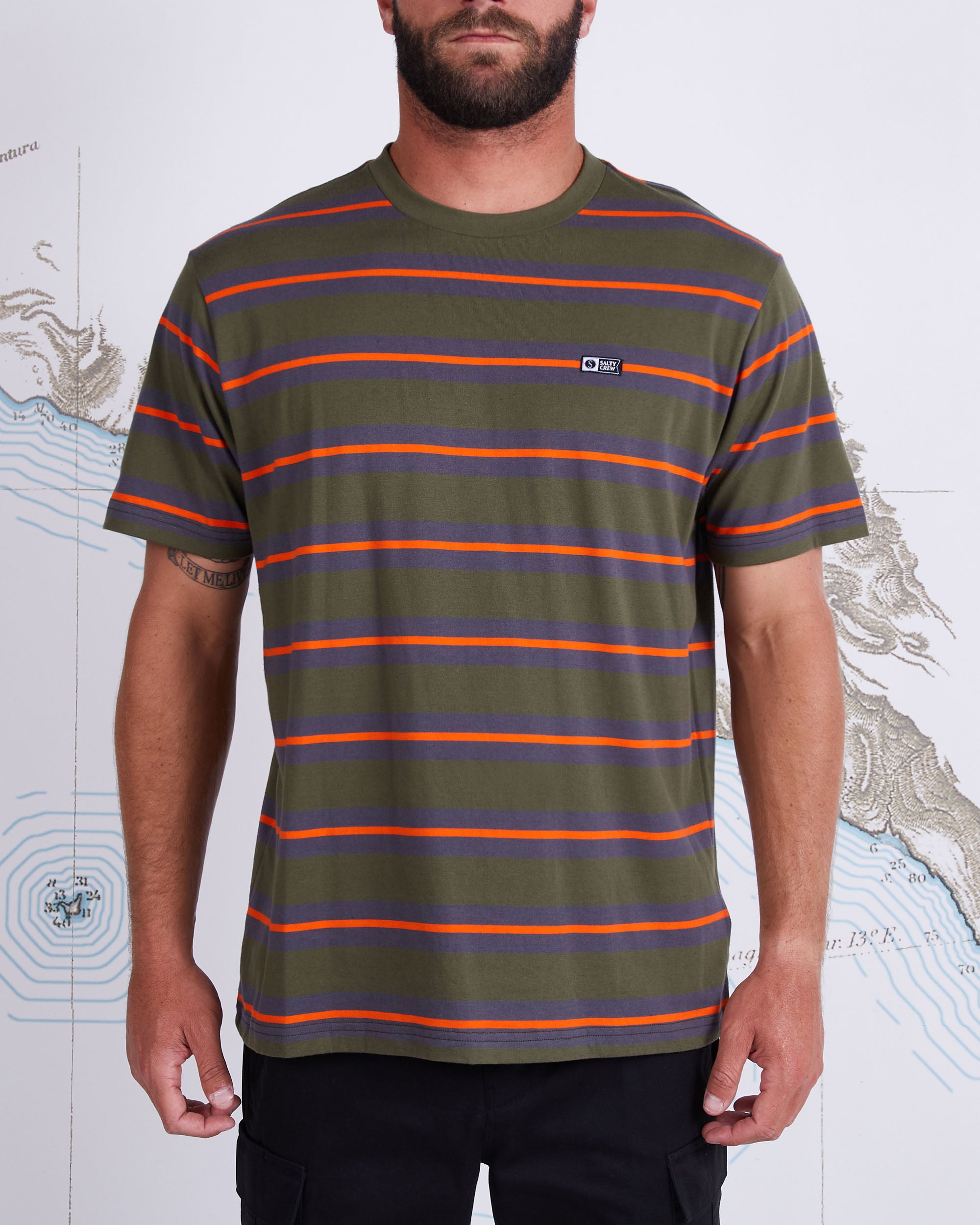 CRUISER S/S KNIT - Military | Salty Crew Australia