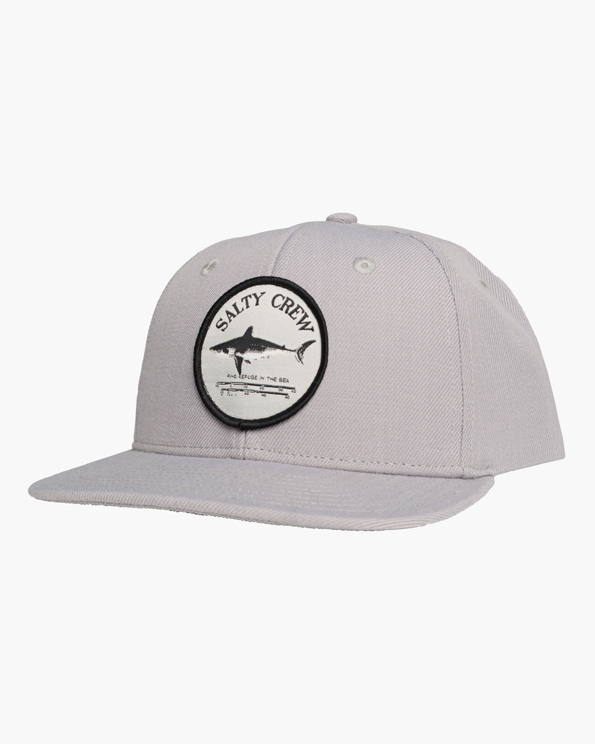 Bruce 6 Panel - Grey | Salty Crew Australia