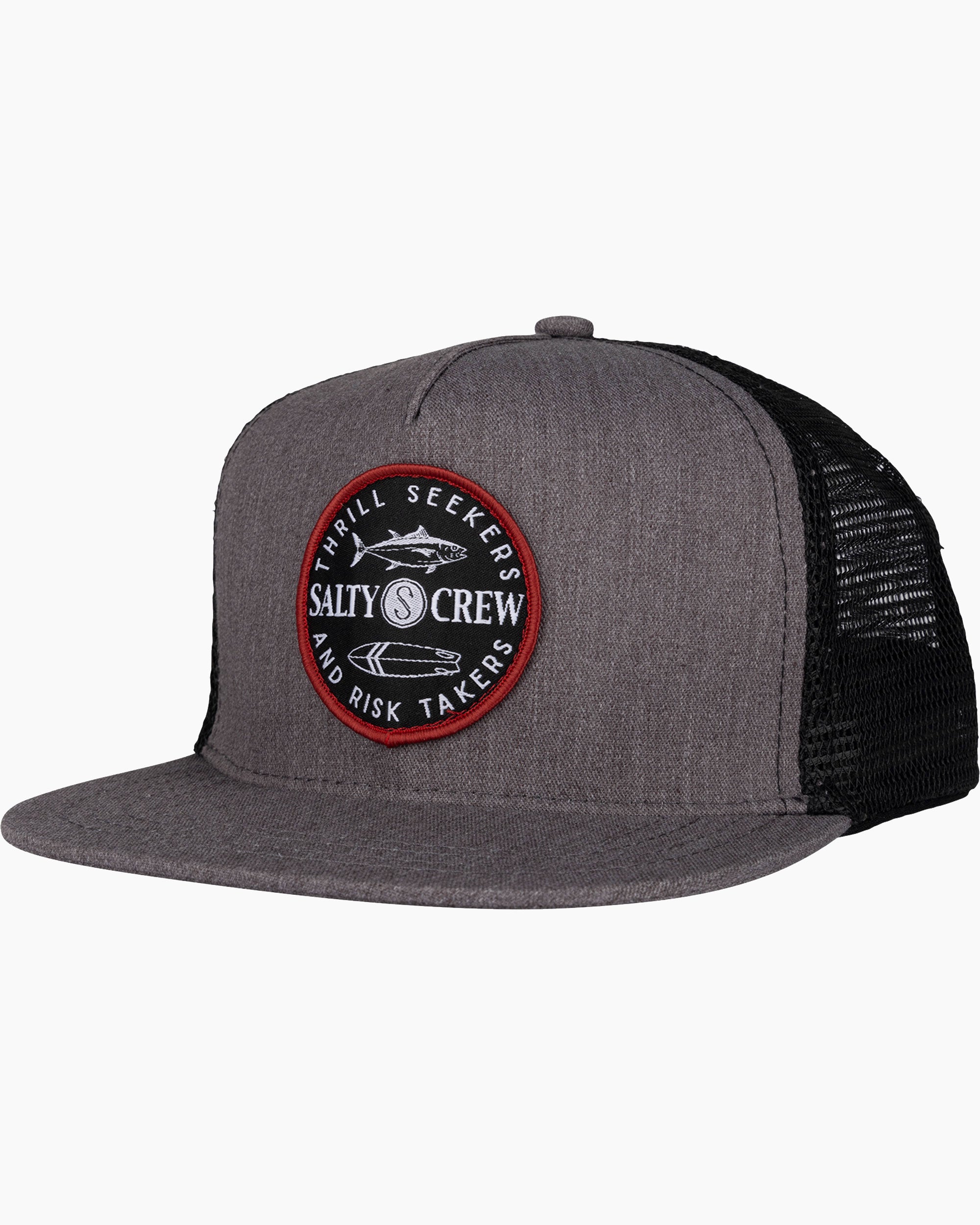 FLIP FLOP BOYS TRUCKER - Dark Heather Grey | Salty Crew Australia